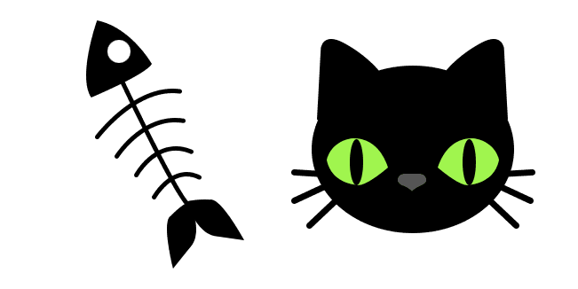 Custom Cursor Pack: Fish Bone - Cursor Helper